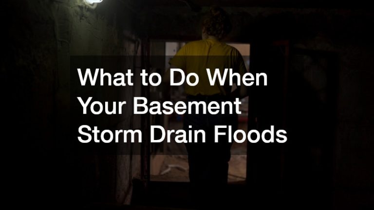 What to Do When Your Basement Storm Drain Floods - Engineering America